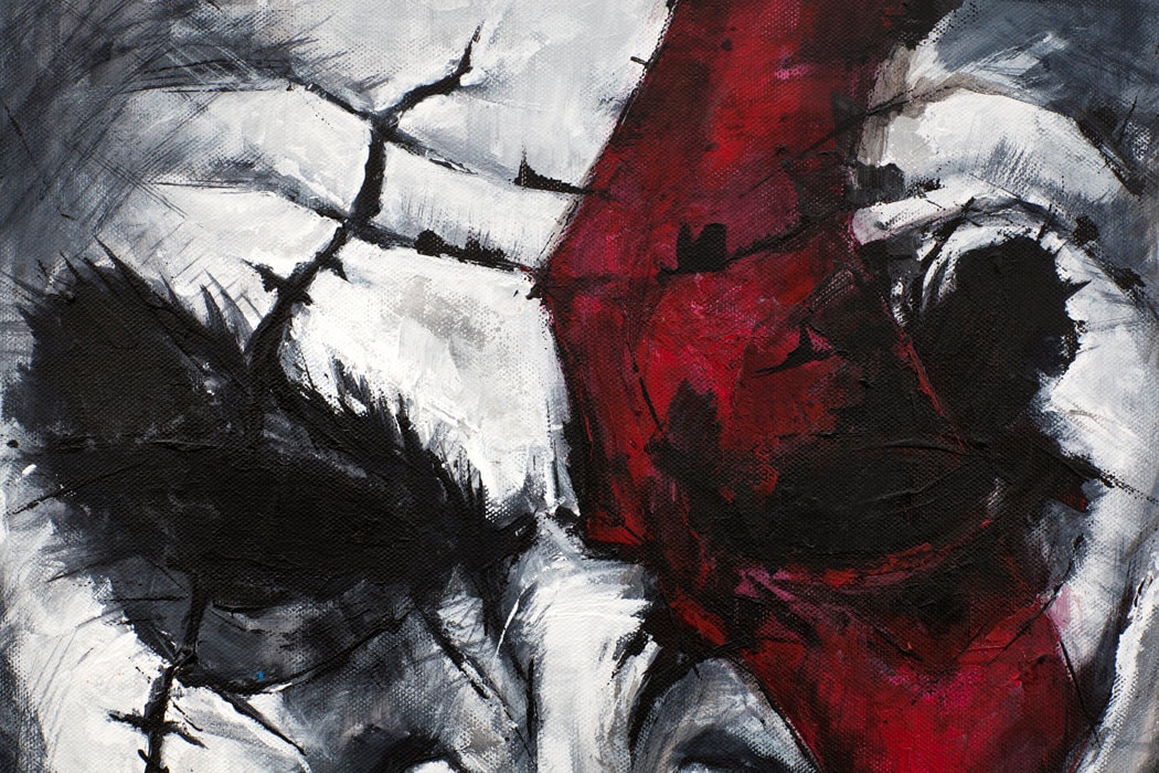 Kratos Painting. Kratos Art Painting. KRATOS God of War Art - Etsy