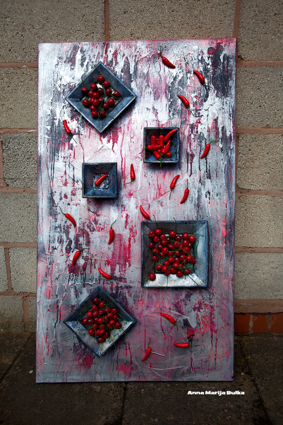 3d Wall Art Abstract Painting on Canvas Original Large Wall | Etsy