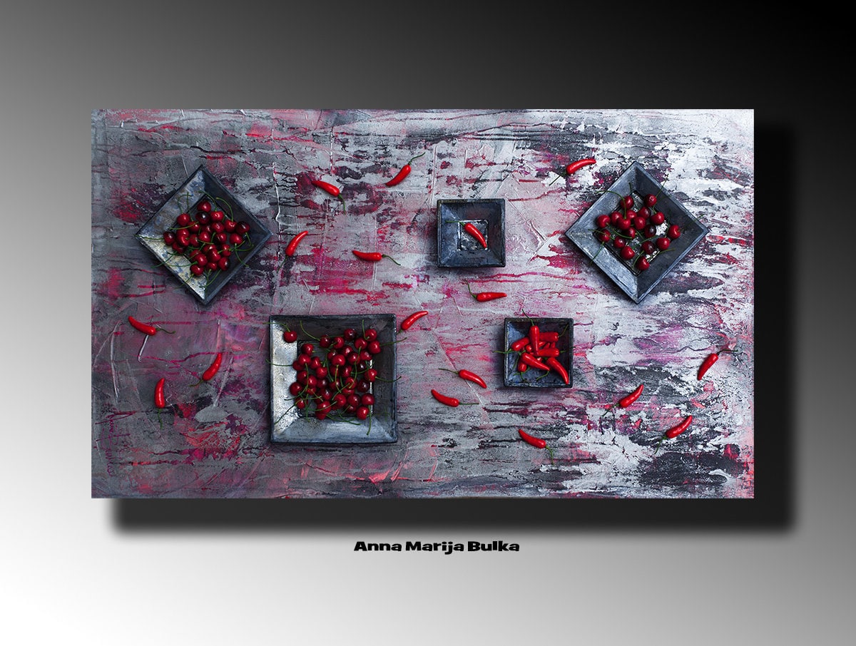 3d Wall Art Abstract Painting on Canvas Original Large Wall | Etsy