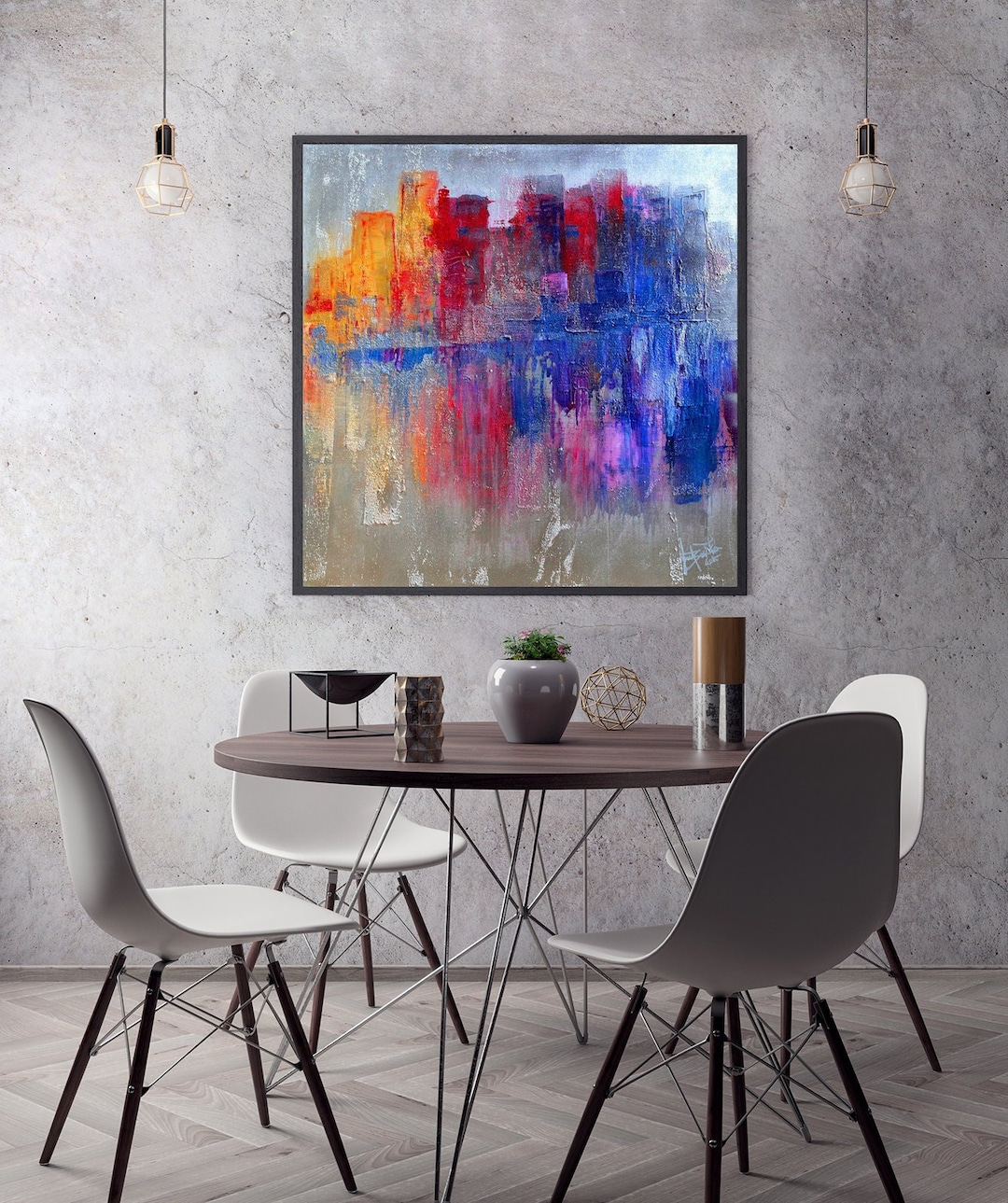 Abstract Art Painting on Canvas Original Contemporary Large Wall Art ...