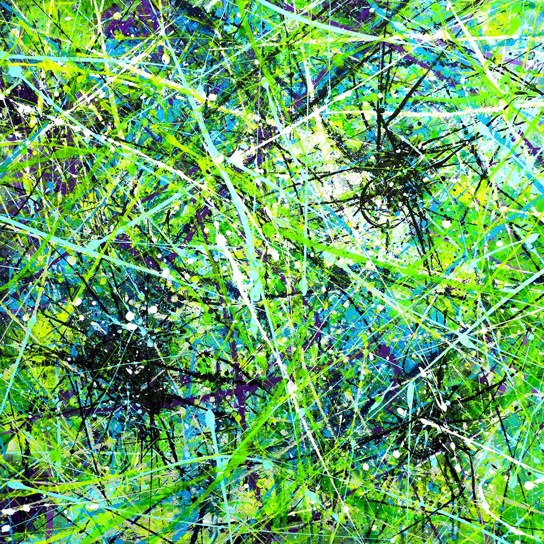 UV Painting Colourful Wall Art Abstract Painting on Canvas - Etsy UK