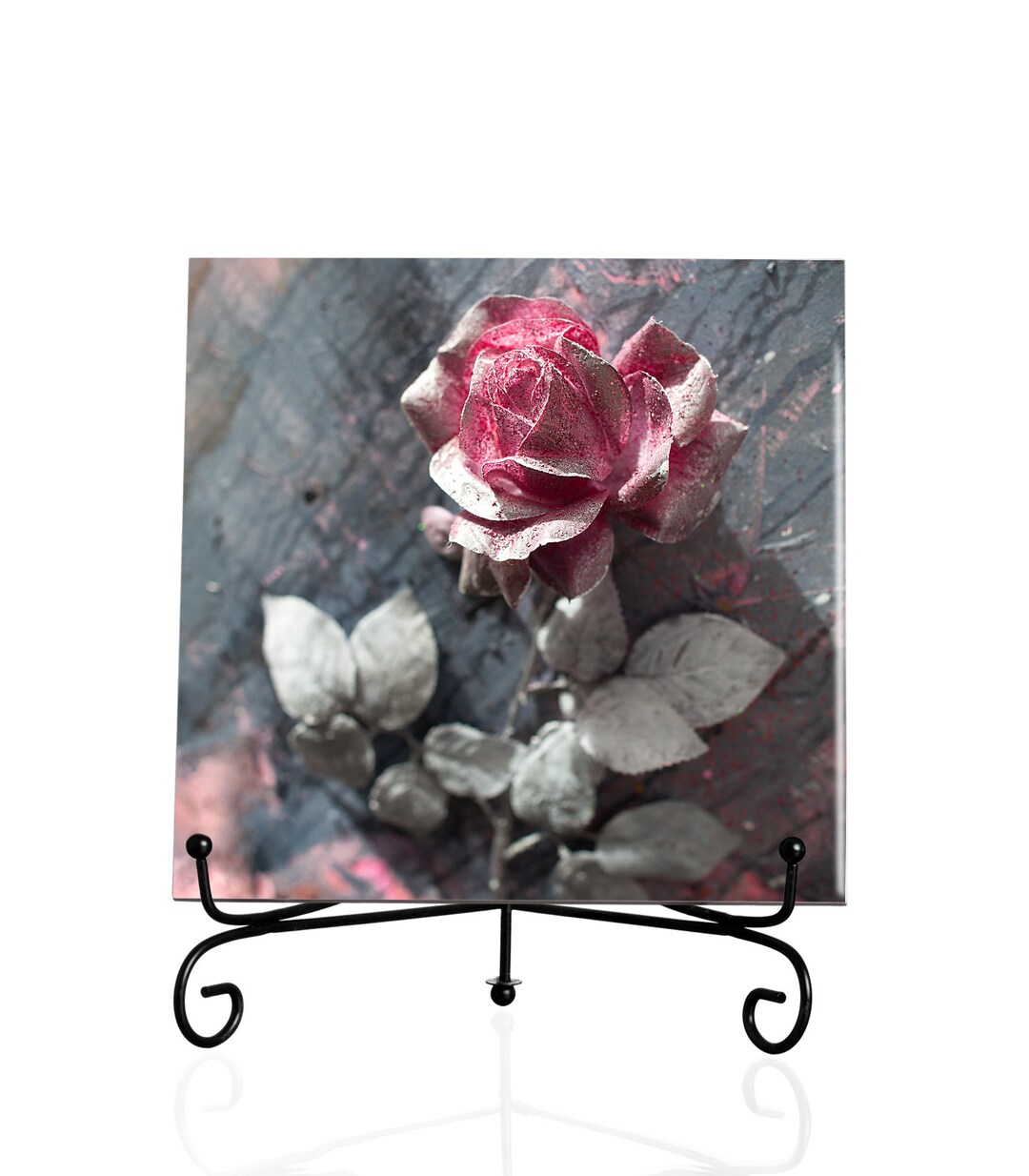 Art Tile Gifts for Her Flower Roses Gift for Her Birthday First Home ...
