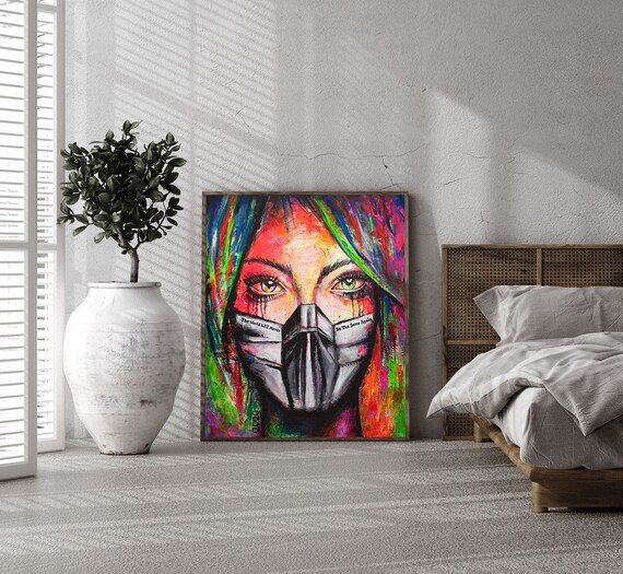 Cyberpunk 2077 Fine Art Print Cyberpunk Mask Portrait Fine Art - Etsy