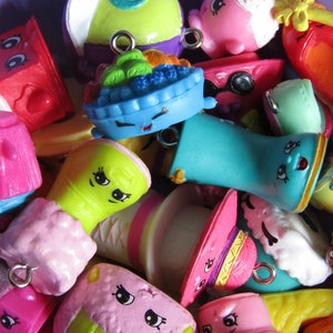 24 Assorted Shopkins Figures Repurposed Into Charms Pendents for ...