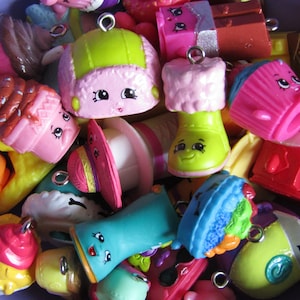 24 Assorted Shopkins Figures Repurposed Into Charms Pendents for ...