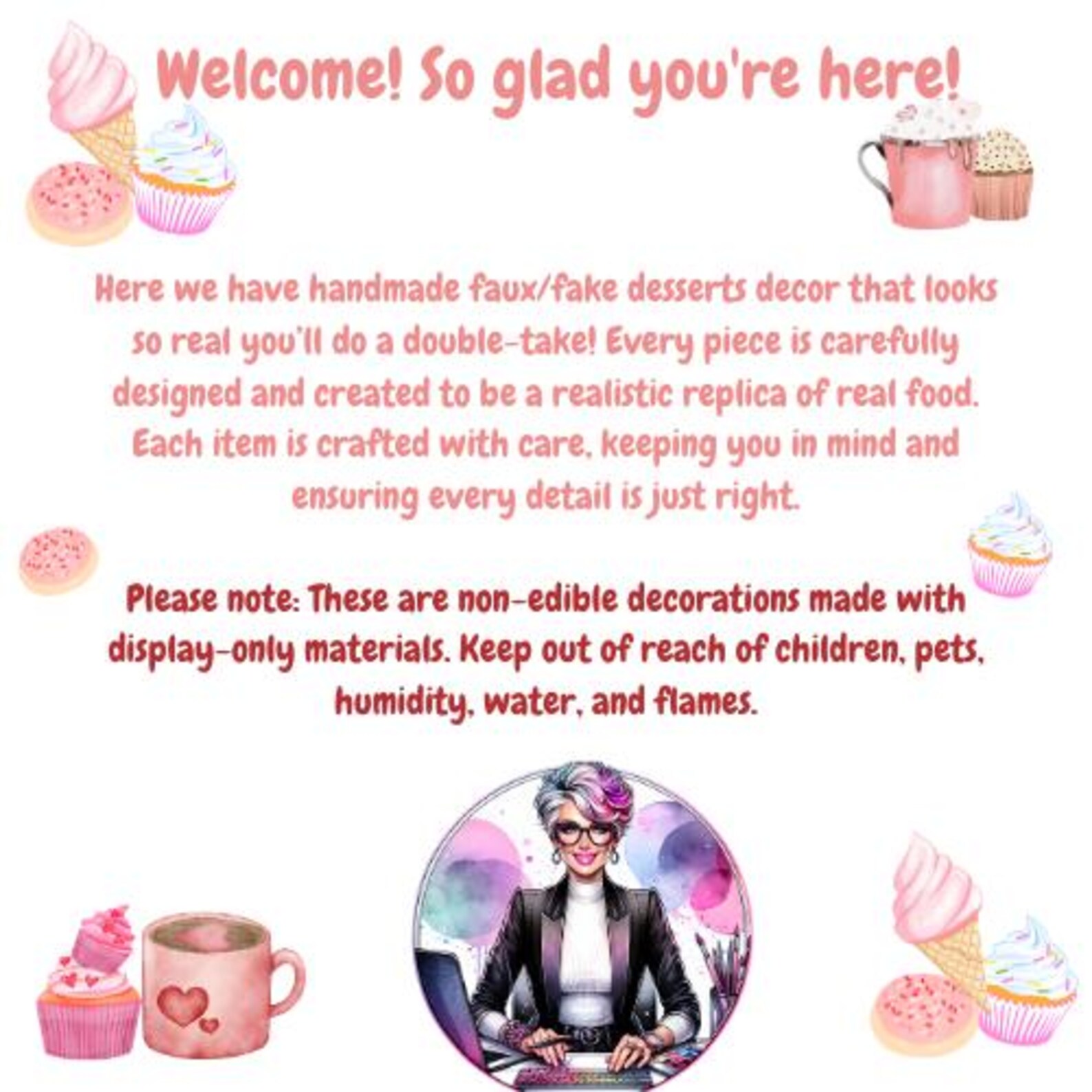 One Fake 5" Easter Spring Cake With Bunny-whimsical Easter Rosette Cake – Faux Display - Etsy