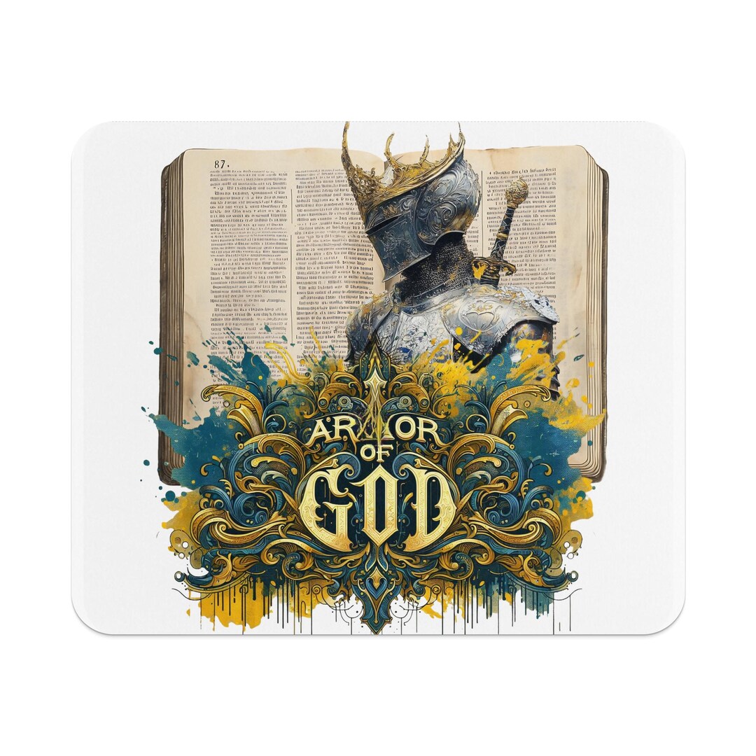 Armor of God Mouse Pad, Christian Gift, Inspiring Desk Accessory ...