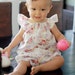 Pink Rose Baby Clothes Set: Floral Top & Bloomer - Etsy