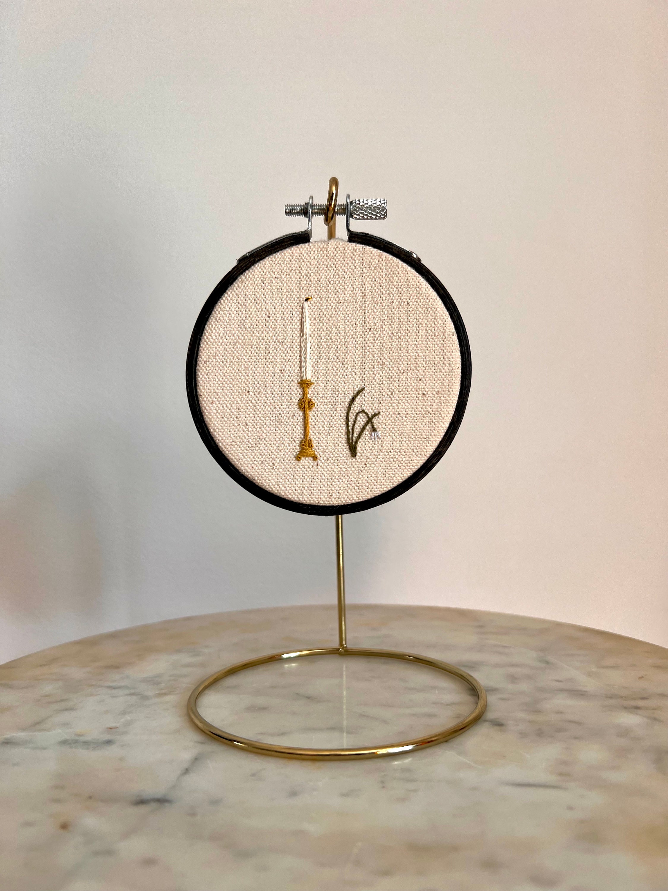 Imbolc Original Hand Embroidery Pagan Holiday Embroidery - Etsy