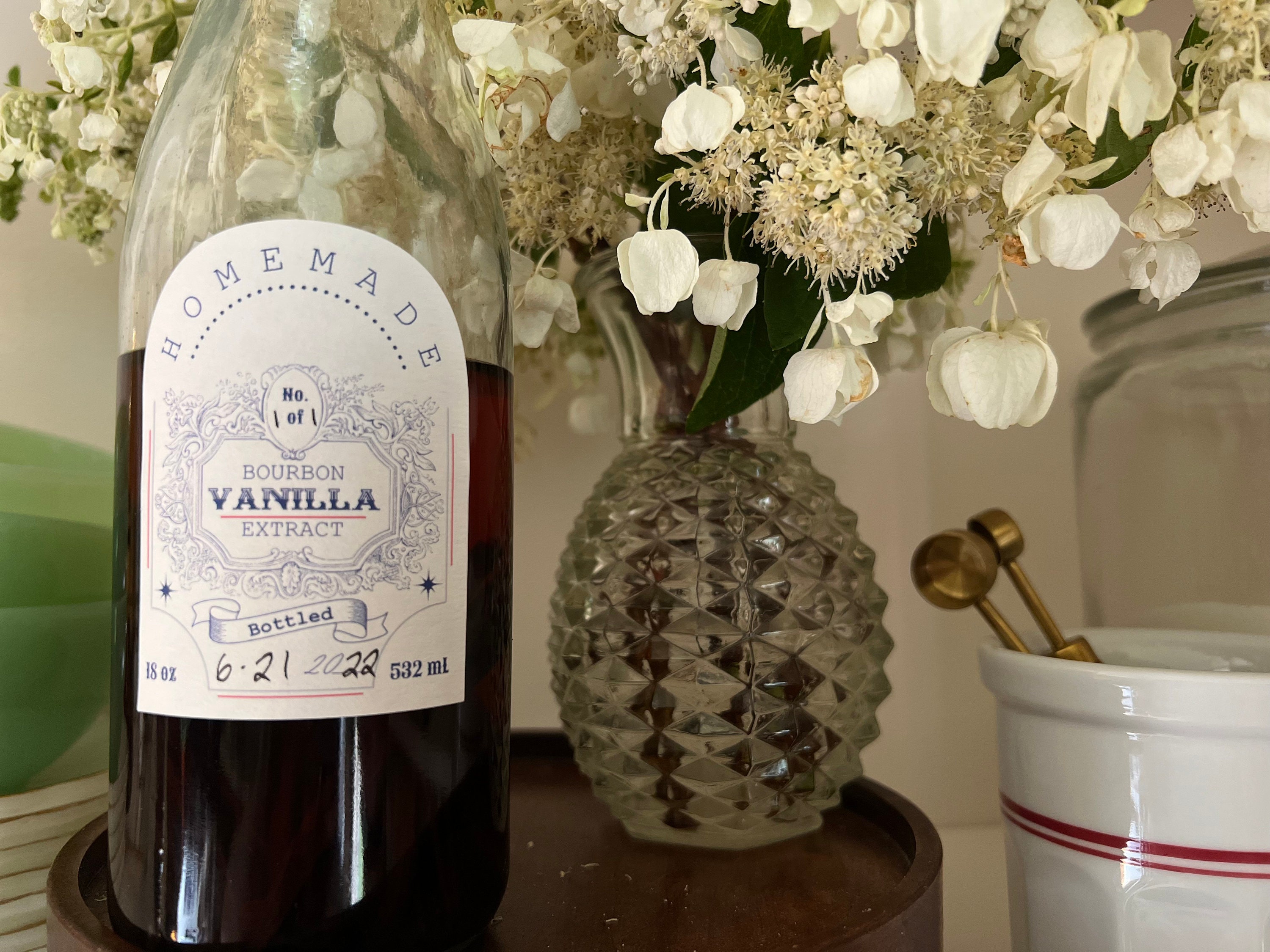 Vanilla Label Template Pantry Labels Vintage Parisian BLUE Canva ...