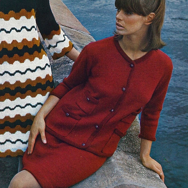 Chanel Jacket Knitting Pattern - Etsy