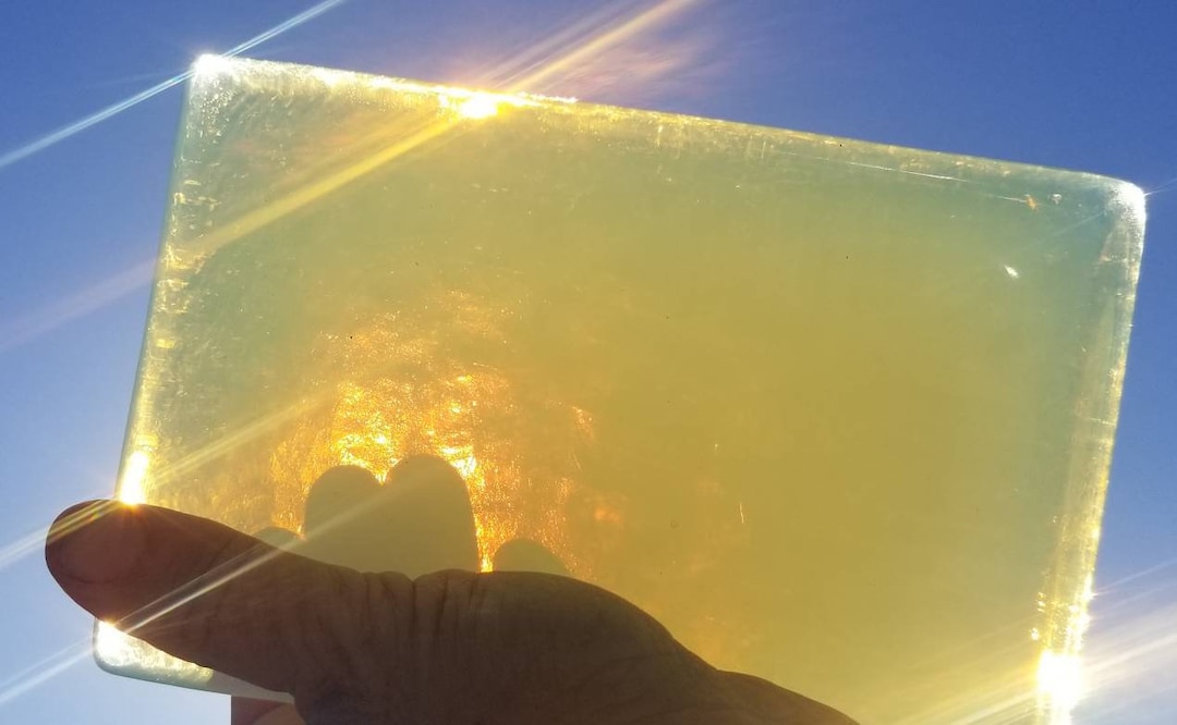 Opalite Synthetic Opal Glass Tile Chipped Block Rough for Flintknapping ...