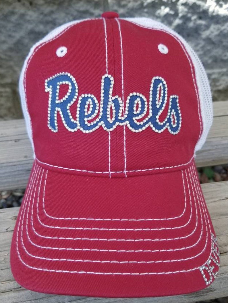 Cheer Mom Hat Rebels Cheer Hat Cheer Team Hats Baseball Mom | Etsy