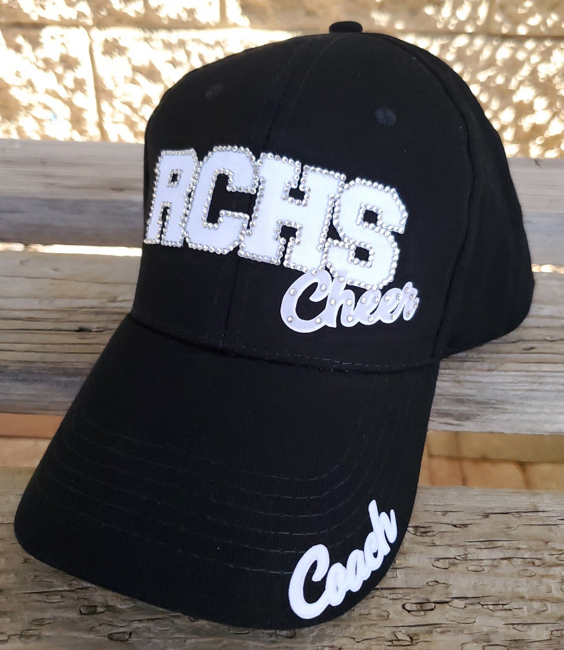 Cheer Mom Hat Custom Bling Cheer Hats Your Teams Name or Logo | Etsy