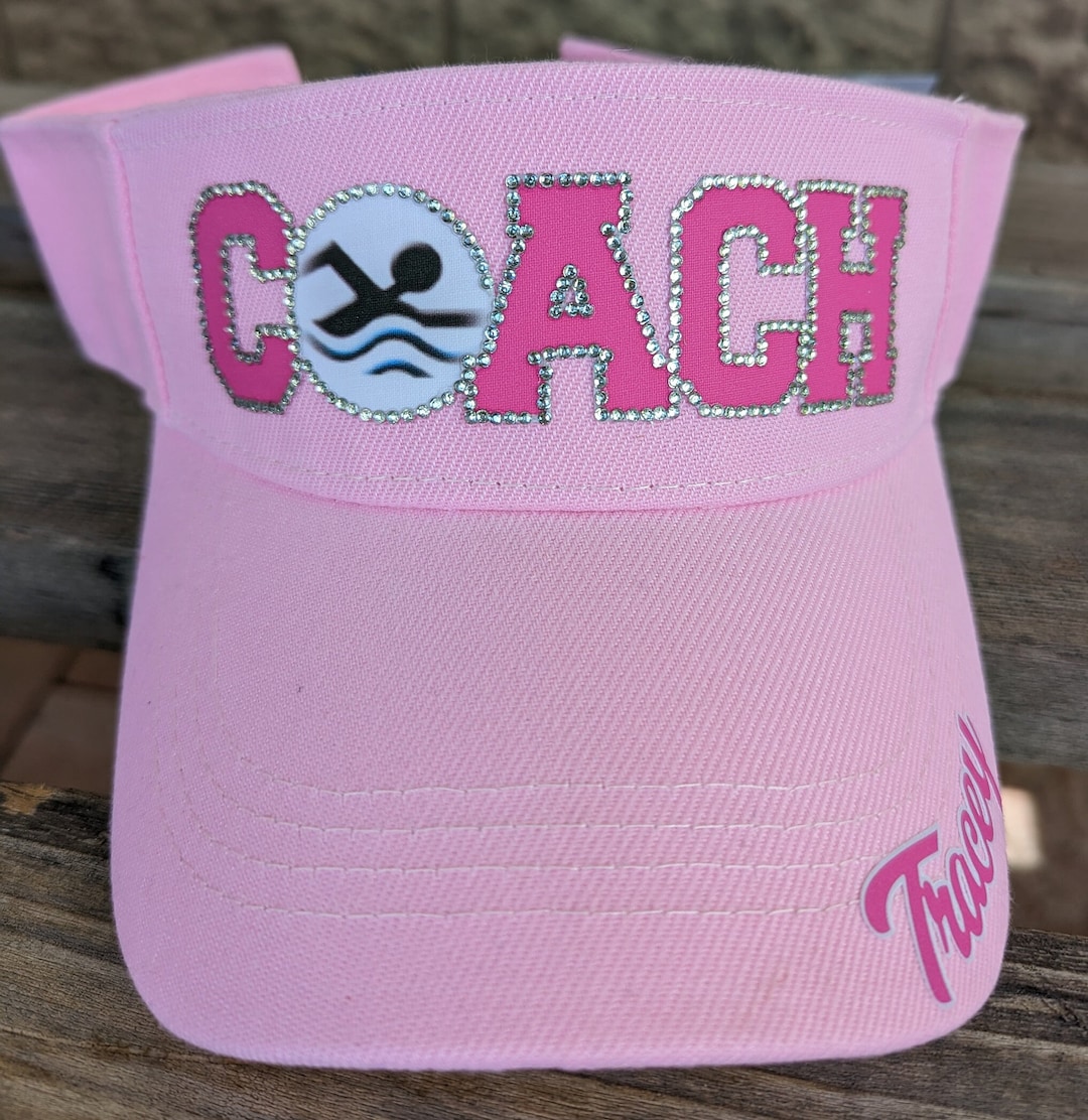 Custom Coach Sun Visor- Any Sport, Done in Your Team Colors! Makes a ...
