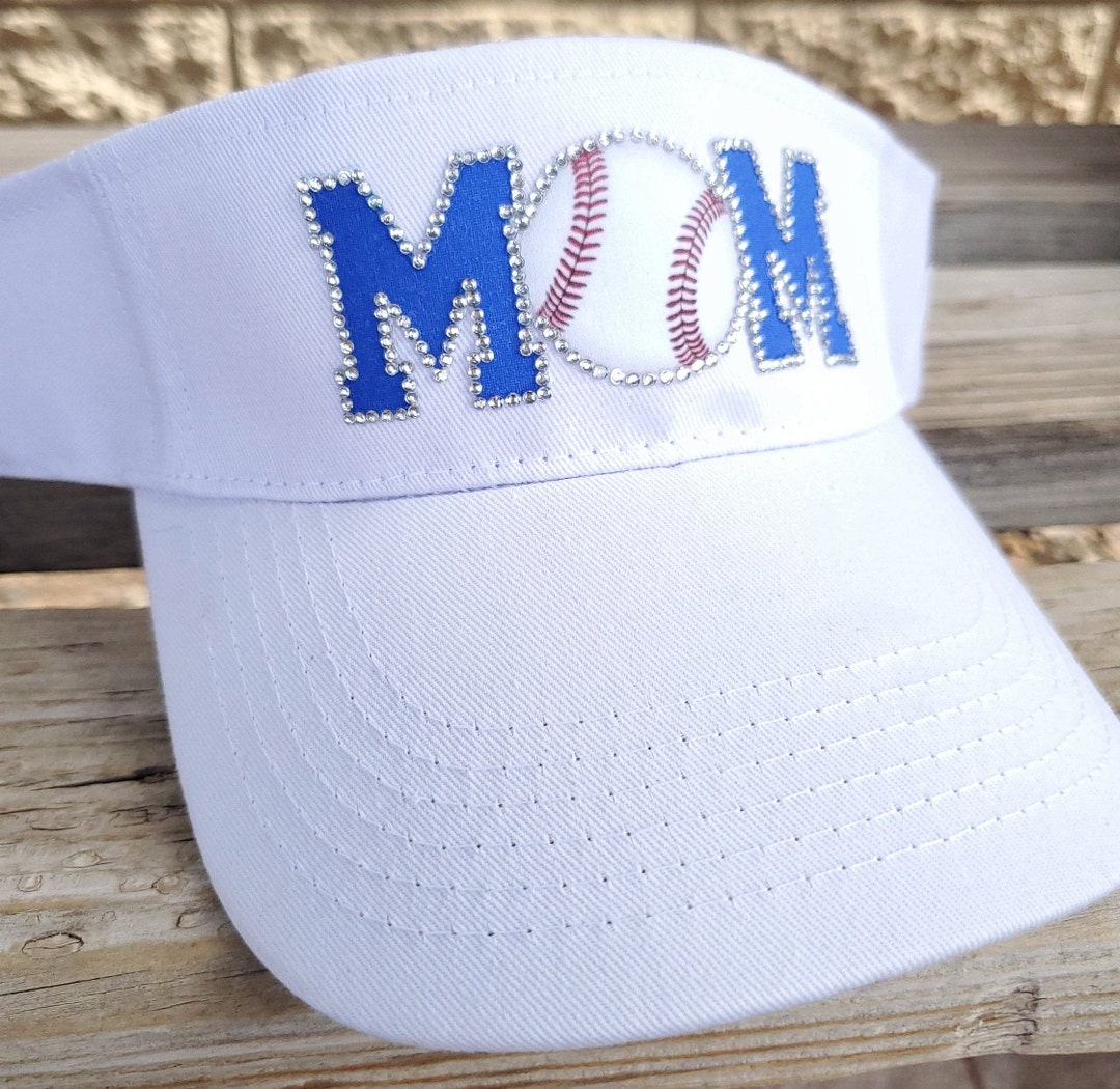 Rhinestone Baseball Mom Sun Visors, Baseball Mom Hats and Sun Visors ...