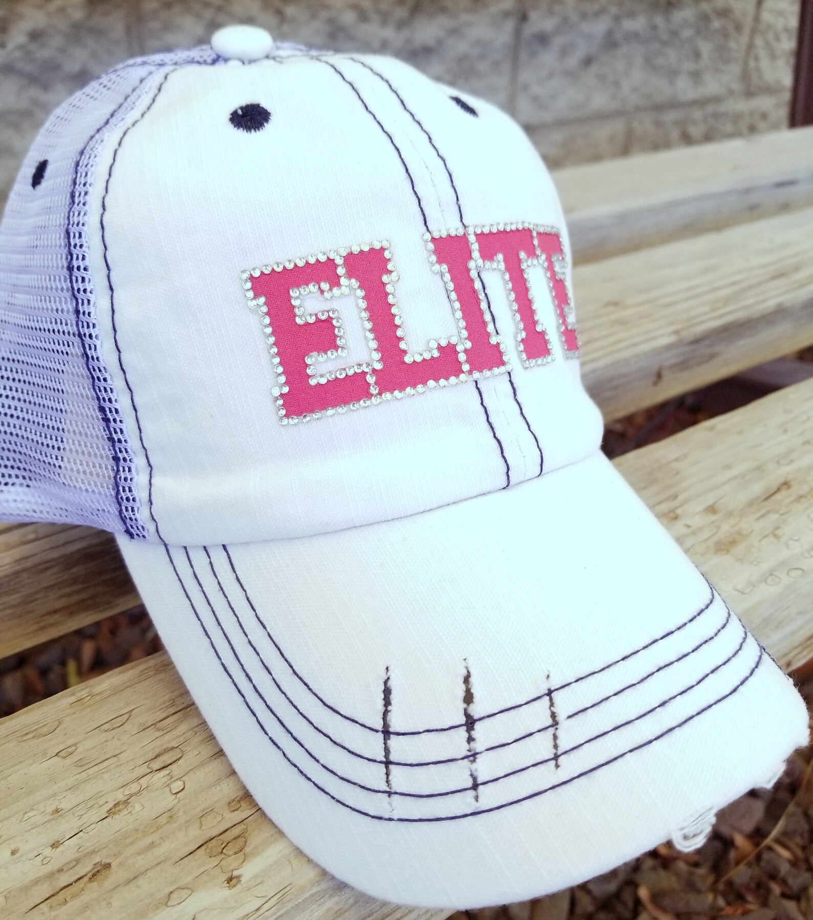 Custom Team Hats, Rhinestone Team Hats, Football Hats for Women ...