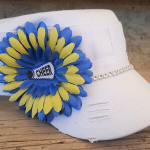 Cheer Mom Hat, Custom Cheer Mom Team Hat, Flower Cheer Hat With ...