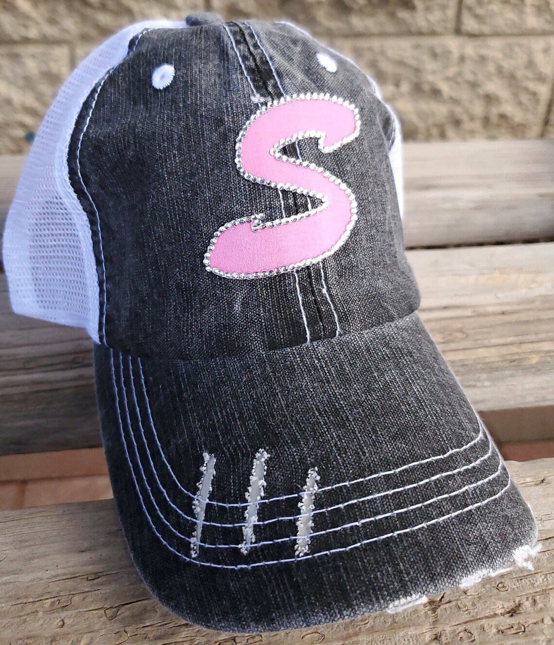Team Logo Hats-your Child's Team Name/initial/logo - Etsy