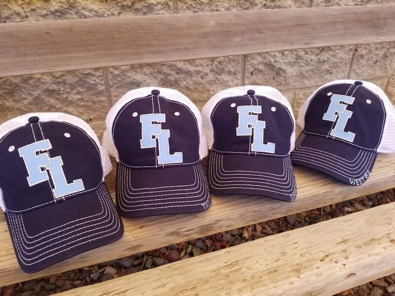 Custom Team Hats Custom Logo Hats Bling Team Hats | Etsy