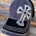 Rhinestone Cross Hats With Flowers and Rhinestone Cross You Choose Hat ...