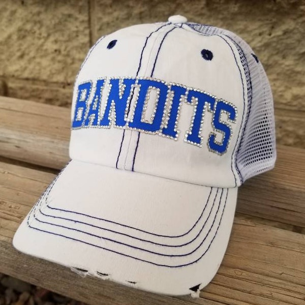 Rhinestone Baseball Hat - Etsy