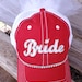 Bride Baseball Cap Custom Bride Hats Made in Your Theme - Etsy