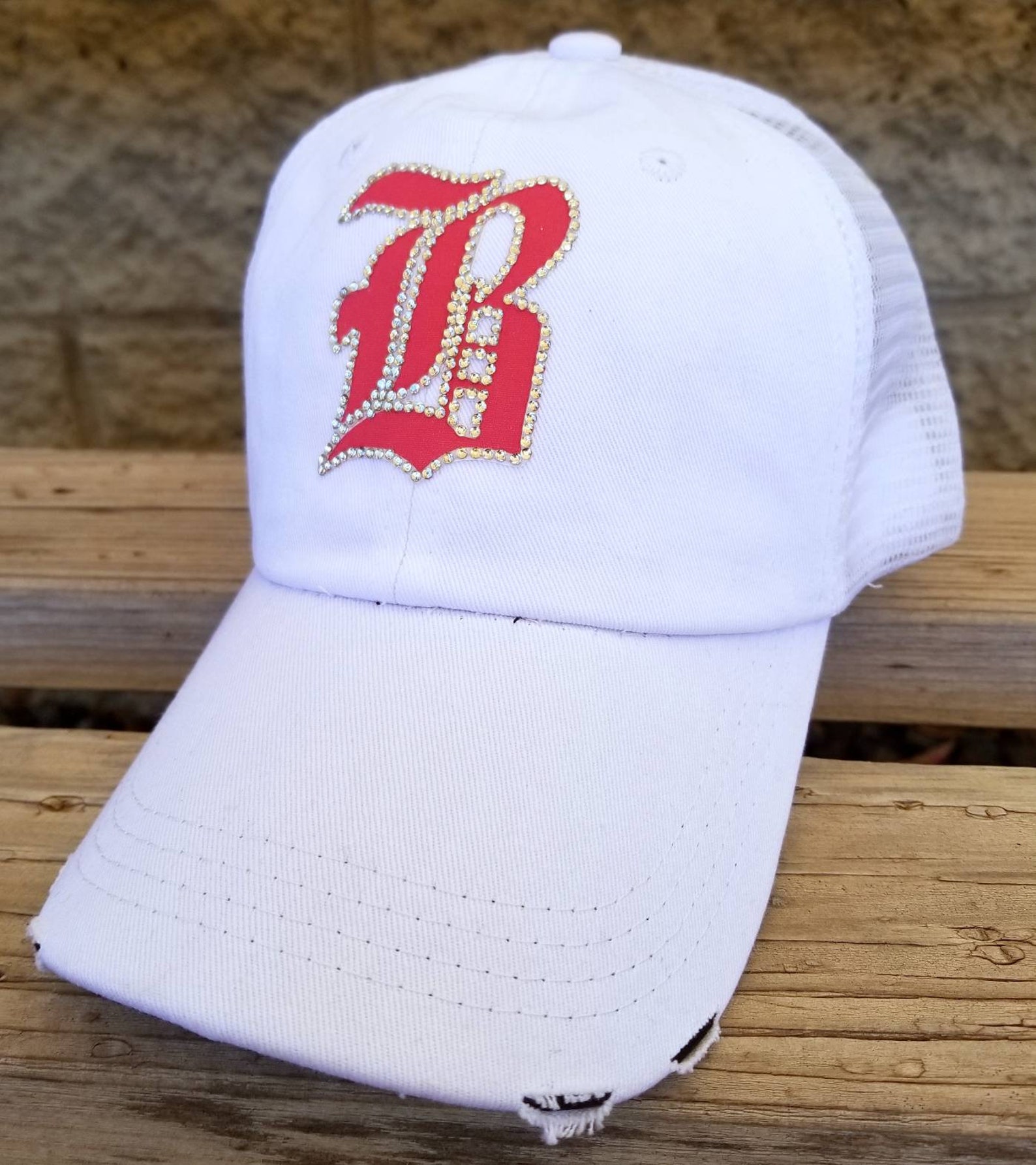 Old English Letter Hats Varsity Letter Team Hats Baseball - Etsy