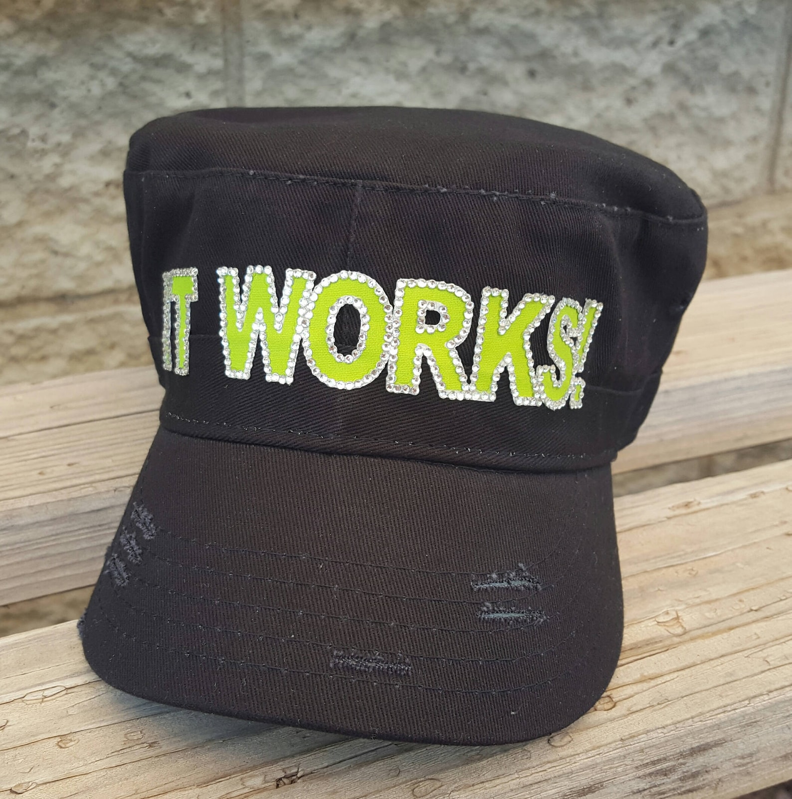 Company Hats With Your Business Logo or Name Women Bling | Etsy