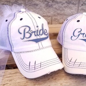 Baseball Bride Hat With Veil for Baseball Game Bachelorette Party ...