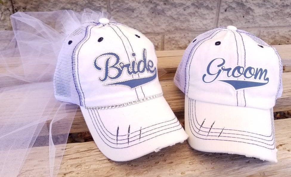 Baseball Bride Hat With Veil for Baseball Game Bachelorette Party ...