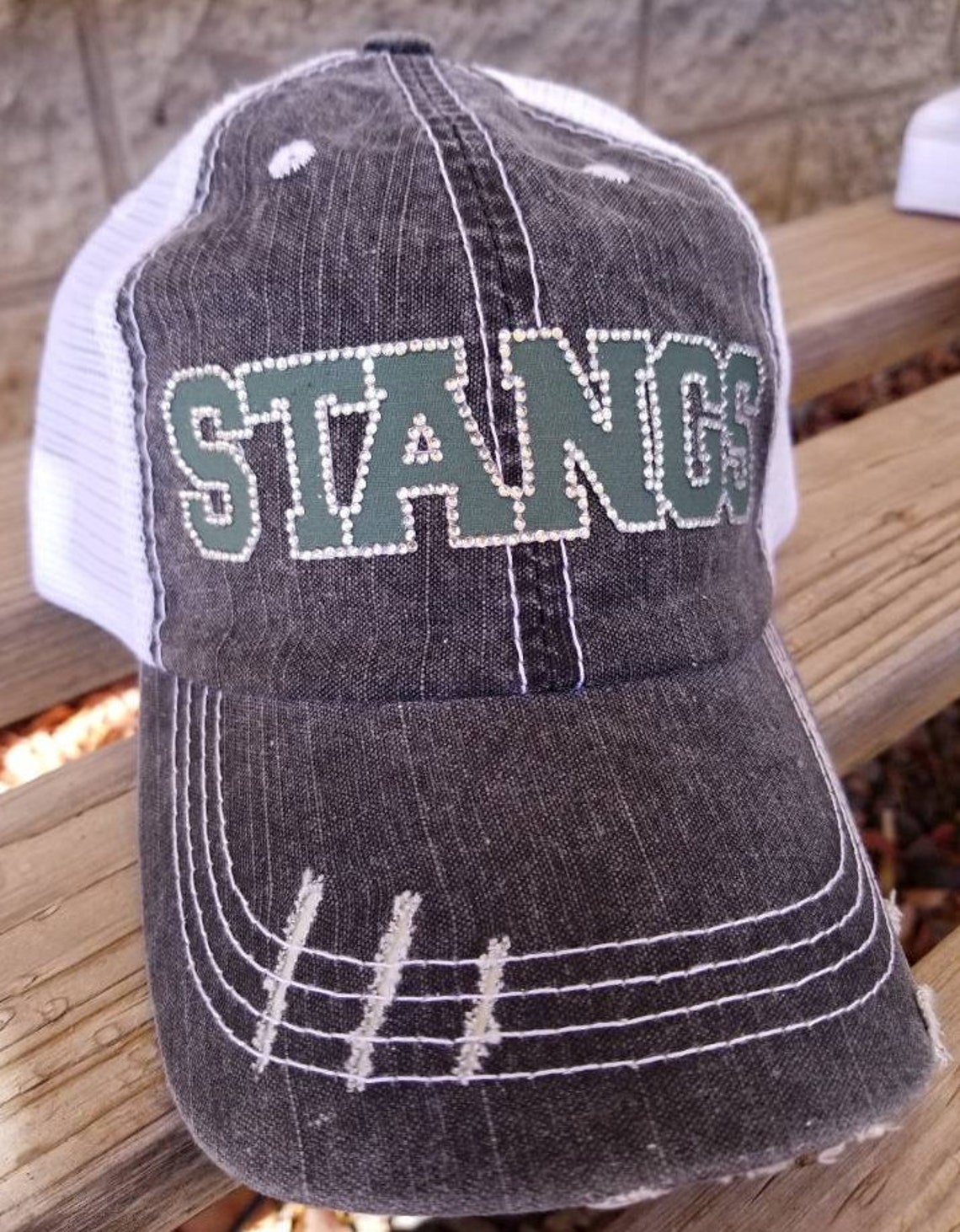 Custom Team Hats, Rhinestone Team Hats, Football Hats for Women ...