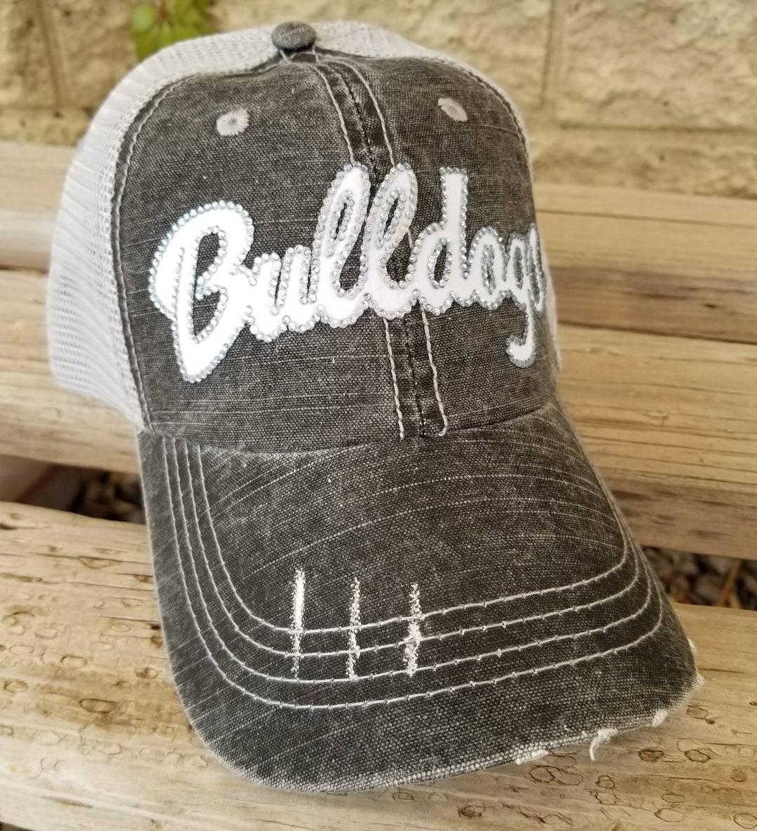 Bulldogs Bling Hats, Custom Baseball and Football Hats, Custom Team ...