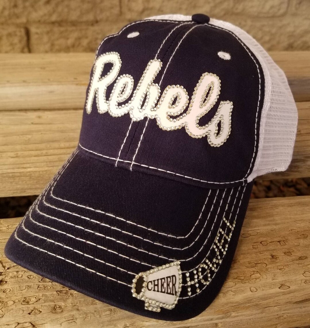 Cheer Mom Hat, Rebels Cheer Hat, Cheer Team Hats, Baseball Mom Hat ...