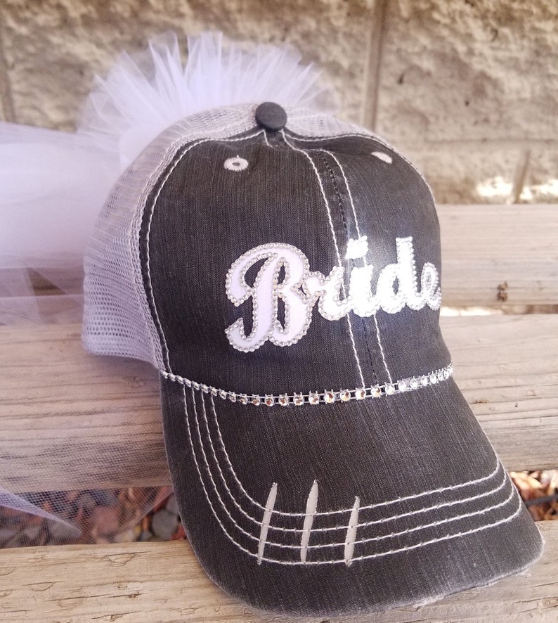 Bride Baseball Cap, Custom Bride Hats Made in Your Theme Colors or ...