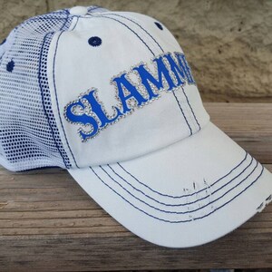 Baseball Mom Hat Slammers Baseball Team Hat Baseball caps or | Etsy