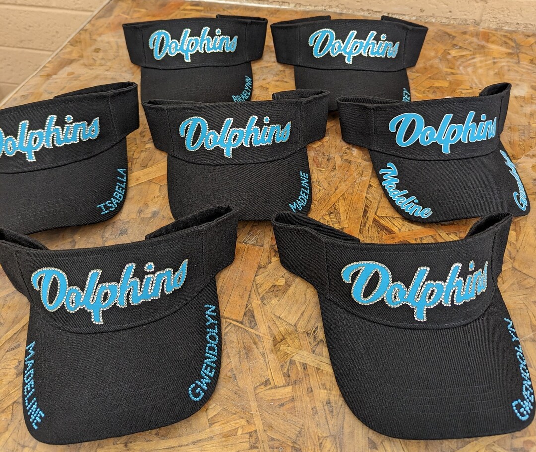 Custom Team Sun Visors -all Sports, Your Child's Team Name and Colors ...