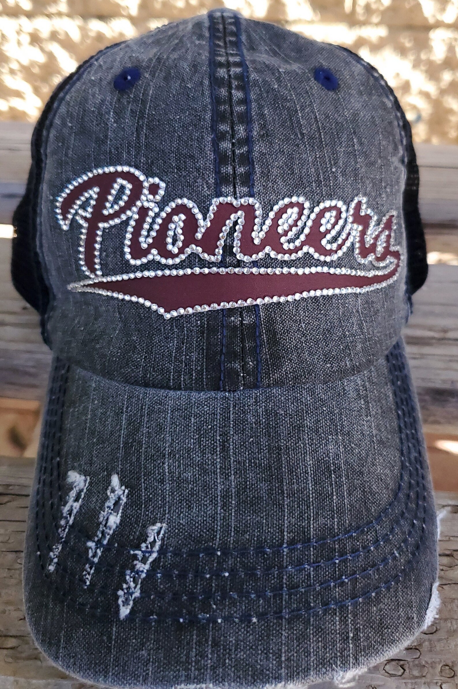 Sliders Custom Team Baseball Cap, Bling Team Hats With You Teams Name ...