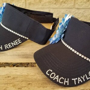 Cheer Coach Hat, Cheer Coach Gift, Cheer Mom Sun Visor, Cheer Hats Done ...
