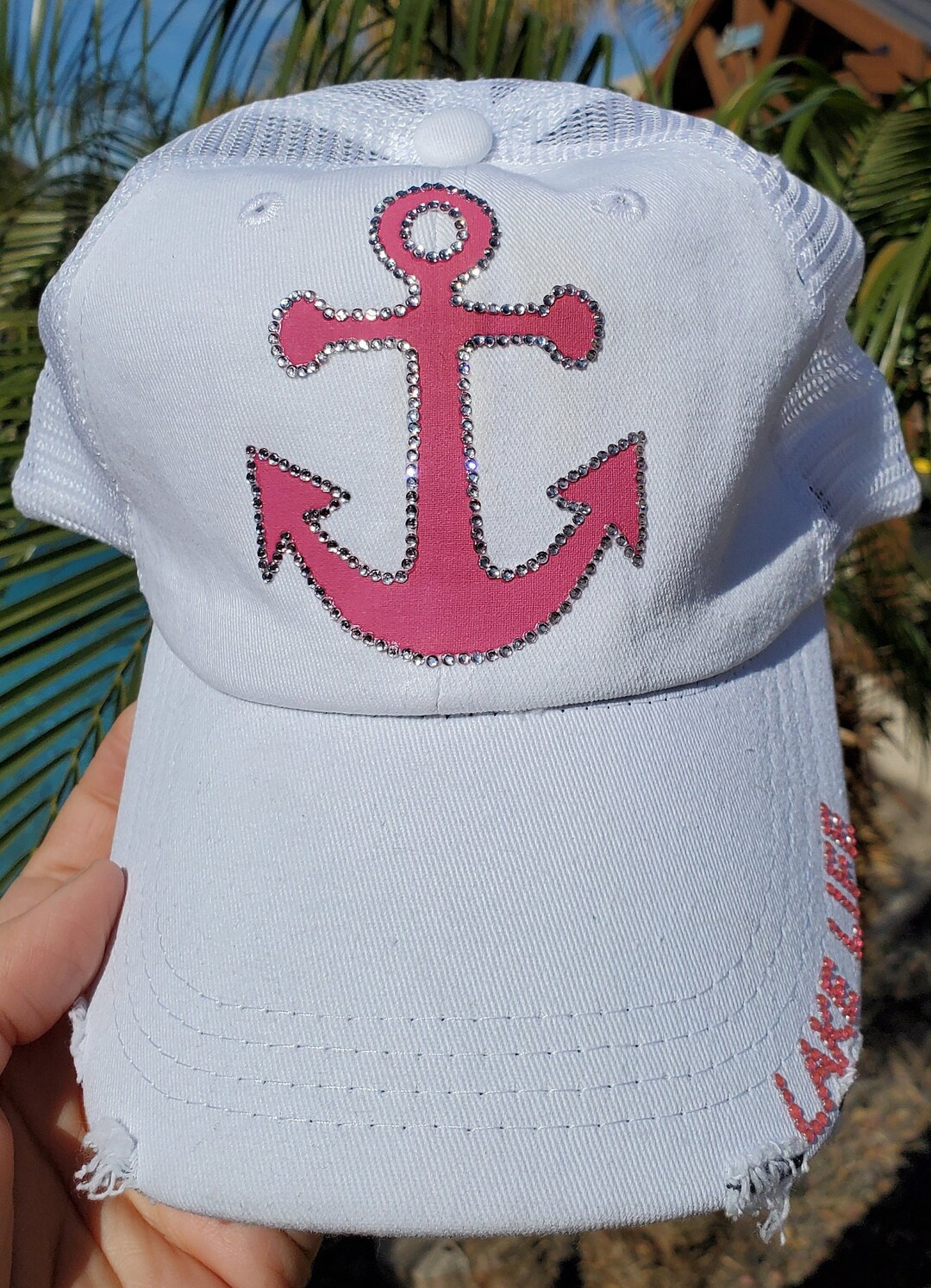 Anchor Hat, Custom Lake Hats, Lake Life Hat - Etsy