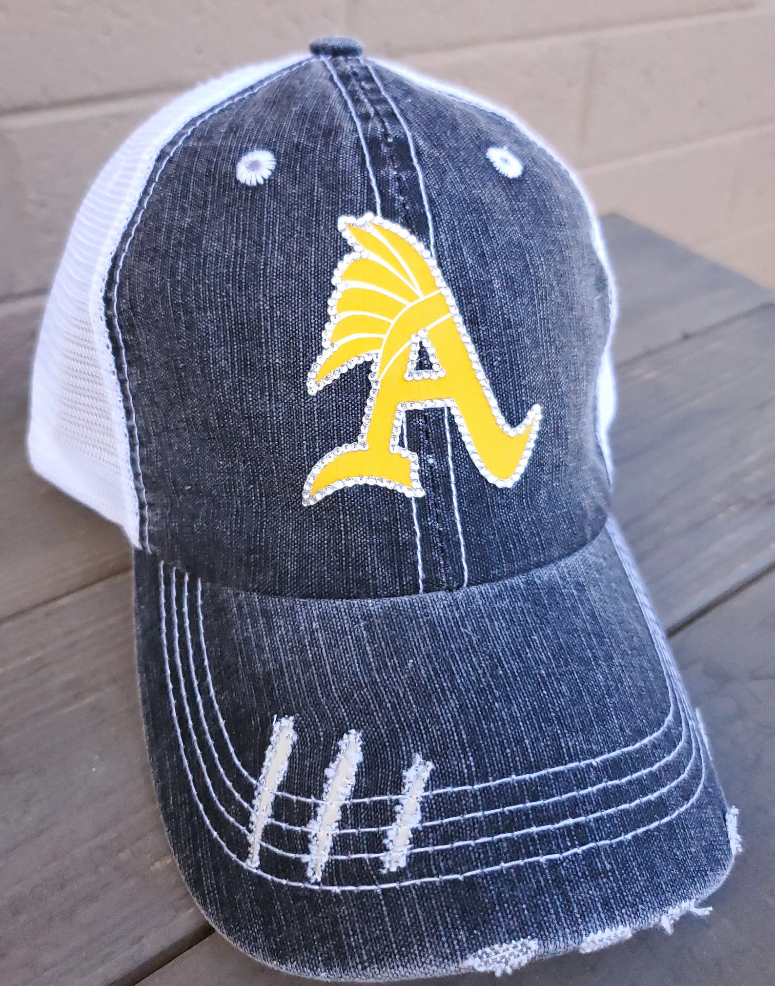 Team Logo Hats-your Child's Team Name/initial/logo - Etsy