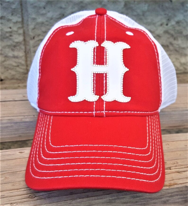 Team Logo Hats-your Child's Team Name/initial/logo - Etsy