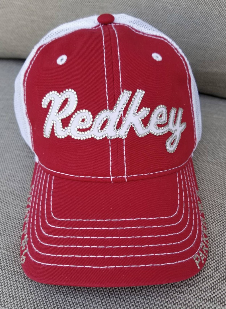 Custom Rhinestone Baseball Mom Hat Bling Team Baseball Hats - Etsy