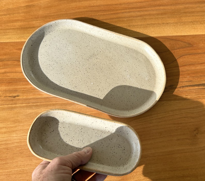 Handmade Modern Ceramic Serving Platter Set - Etsy