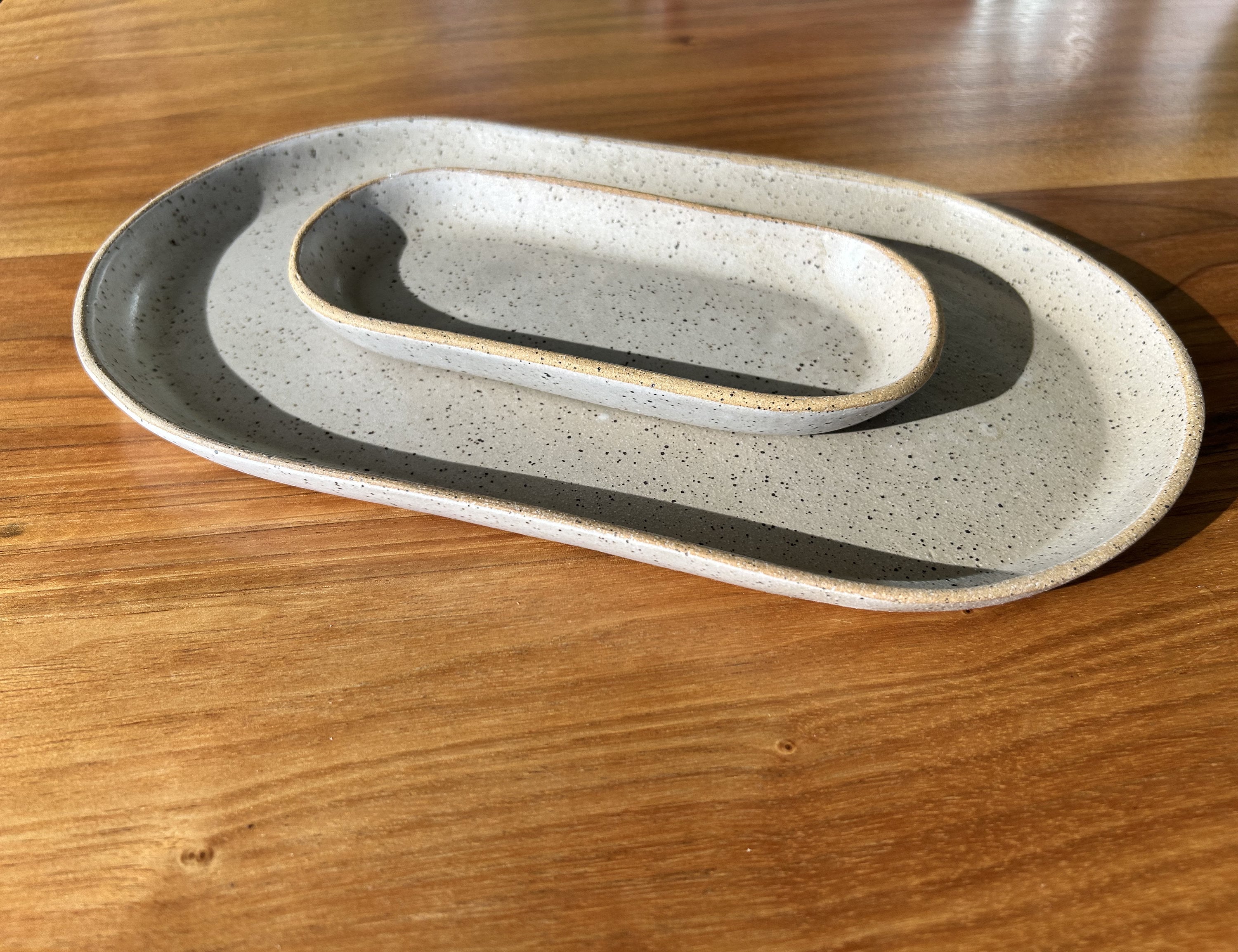 Handmade Modern Ceramic Serving Platter Set - Etsy