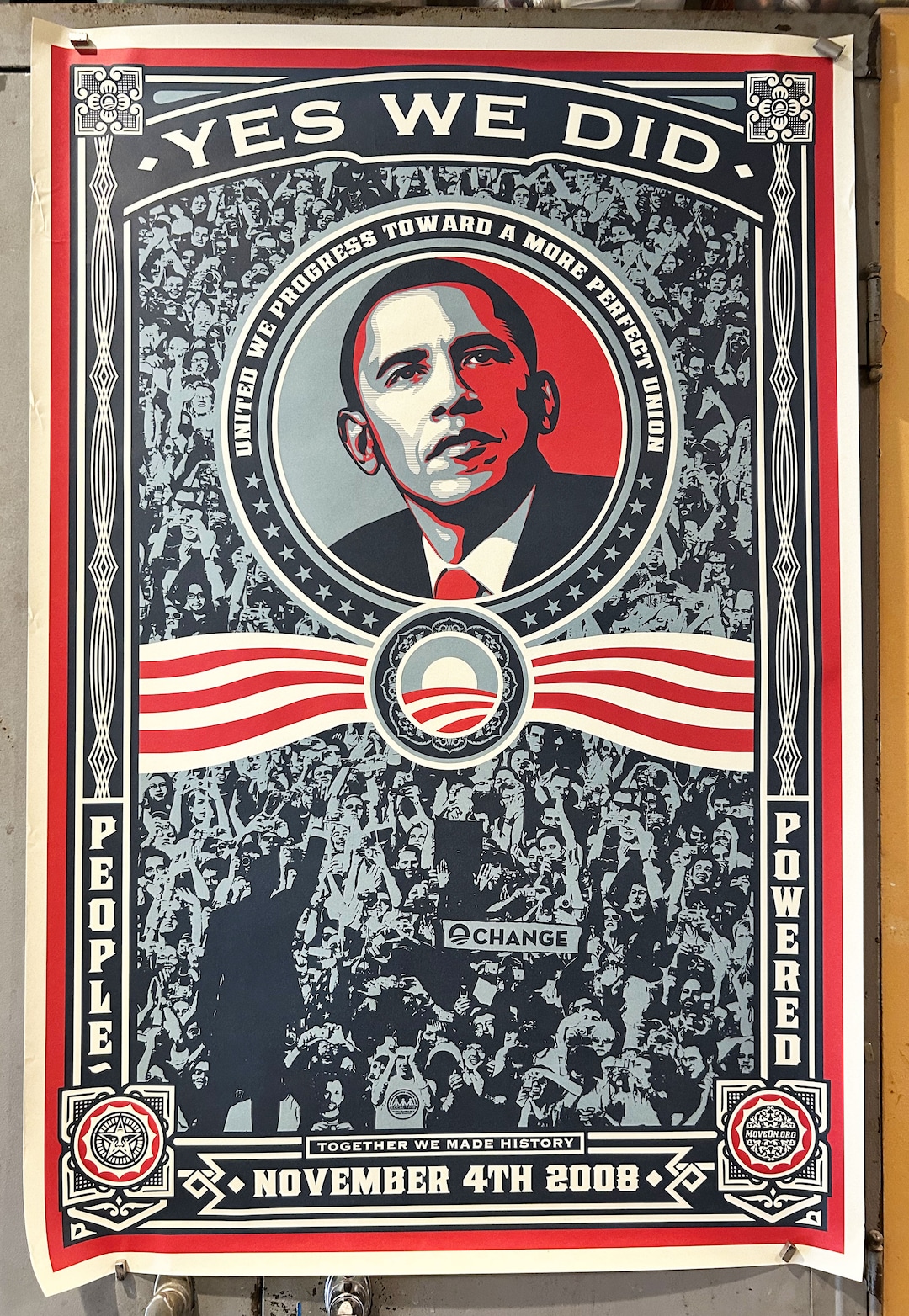 President Barack Obama Original Shepard Fairey Obey Giant Print Poster ...