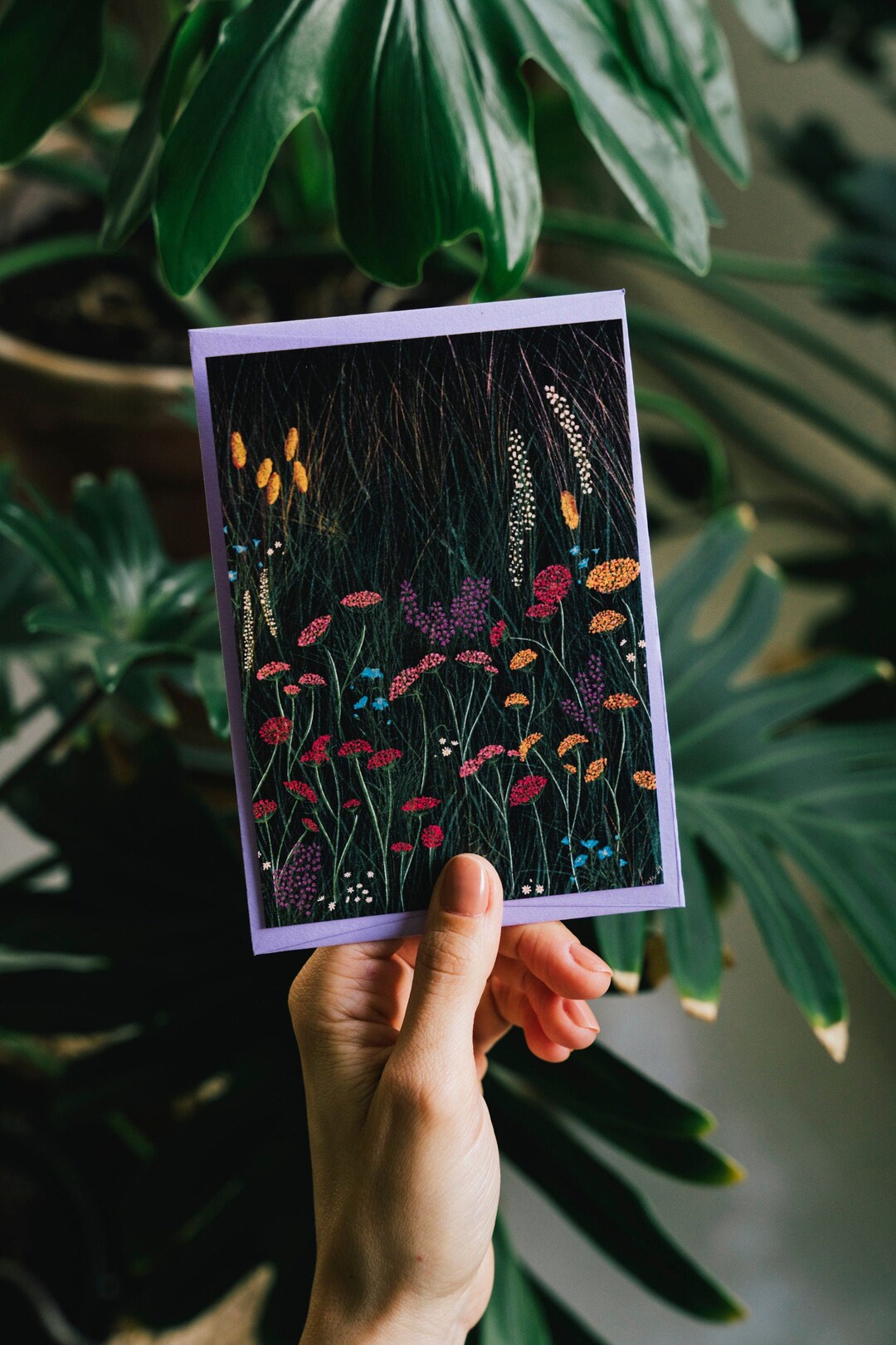 Wildflower Postcards, Mini Botanical Art Prints, Botanical Stationary ...