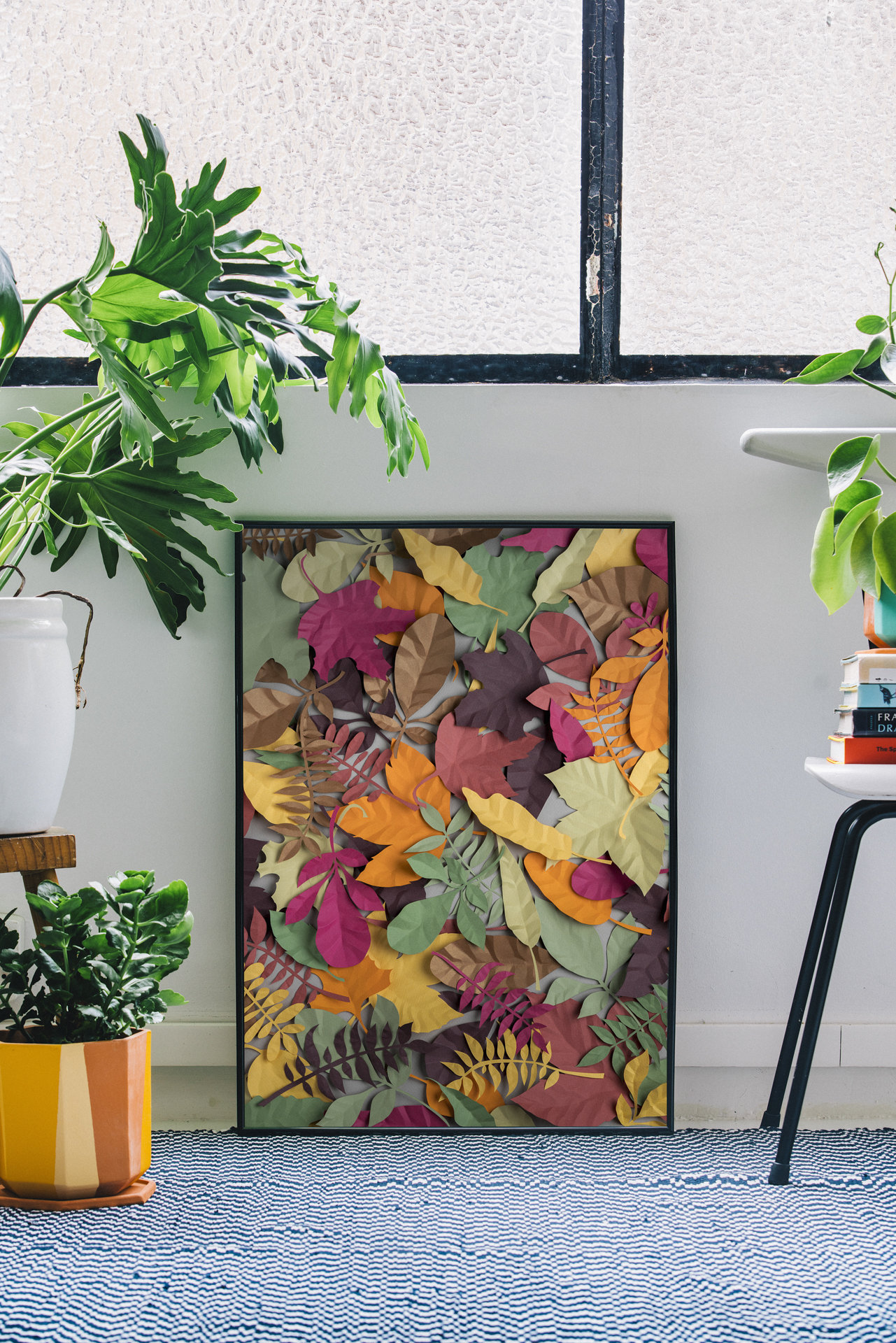 Leaf Print Leaf Art Leaf Poster Paper Leaves Home Decor | Etsy