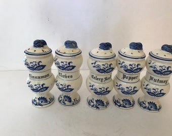 Vintage spice jars | Etsy