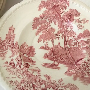 Vintage 18 Pc Dinner Set in the 'the Ferry' Pattern. Swinnertons ...